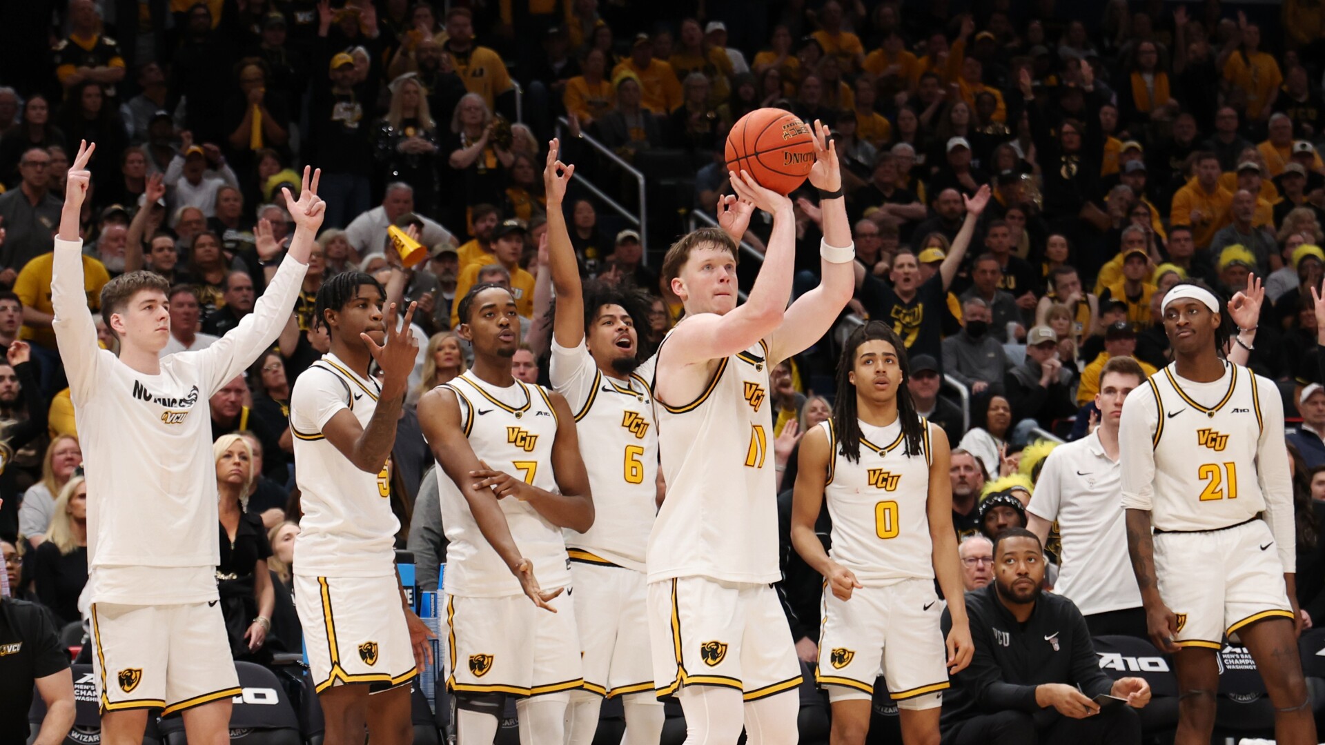 Shulga scores 18, VCU holds off George Mason 68-63 to claim Atlantic 10 ...