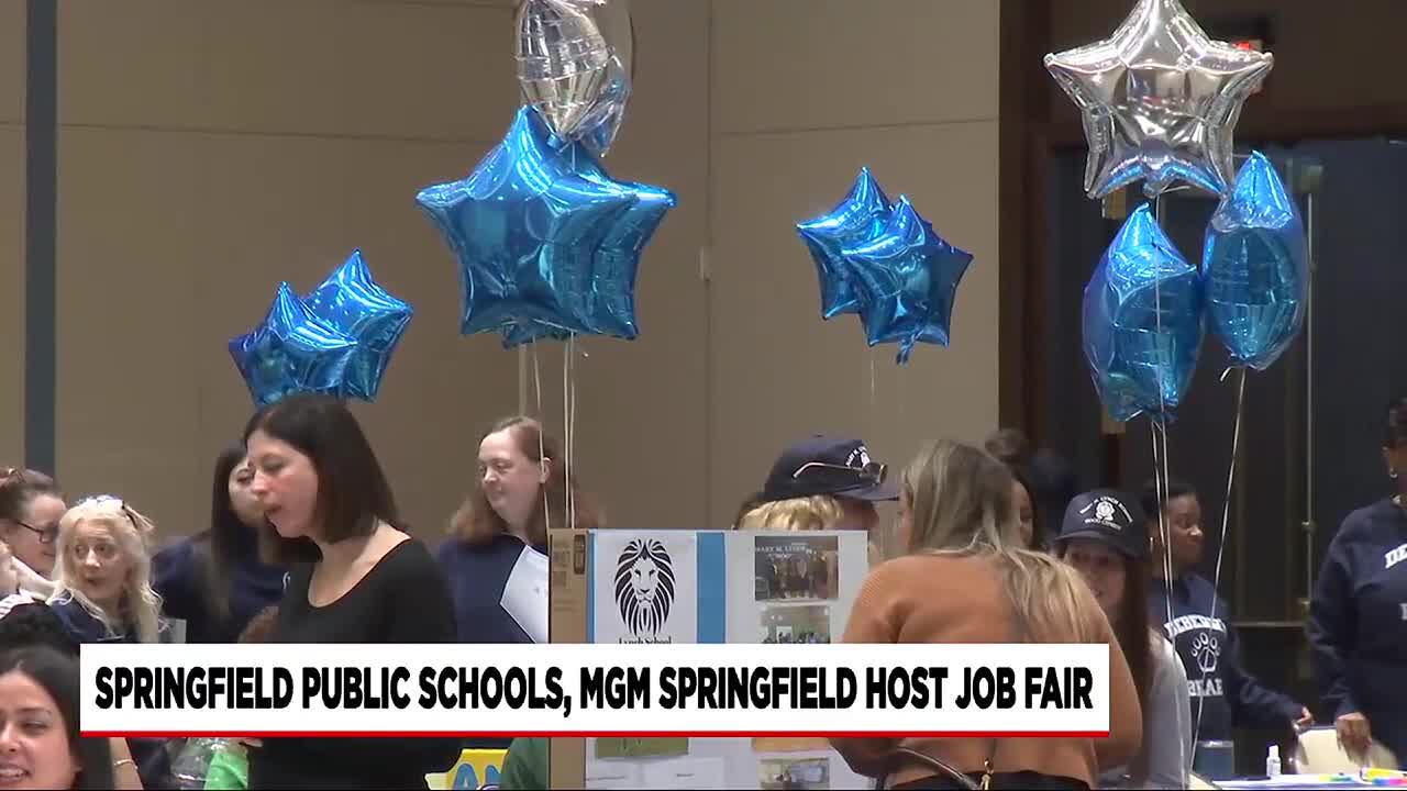 Springfield Public Schools, MGM Springfield host job fair