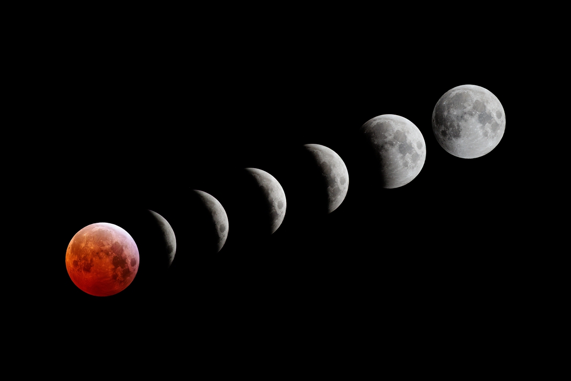Amazing photos show Thursday's total lunar eclipse across US