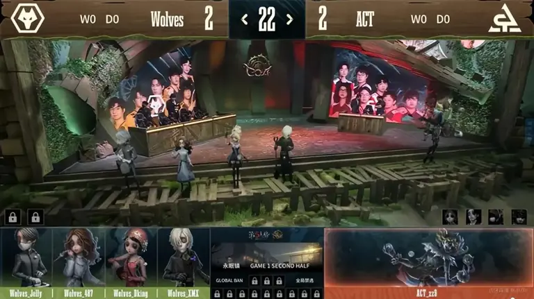 第五人格COA8：ACT_zz9梦之女巫四抓终结比赛，助ACT拿下线下门票