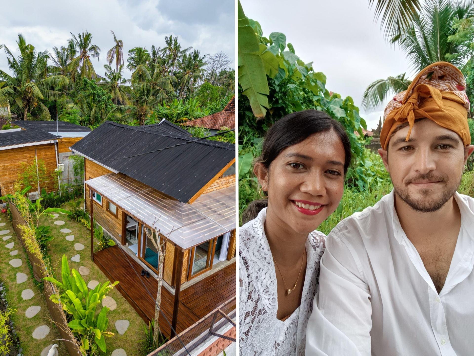 They met in Bali, fell in love, and built 2 tiny houses among the rice ...