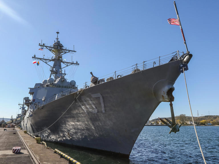 A US Navy destroyer that fought the Houthis for 9 months is now ...