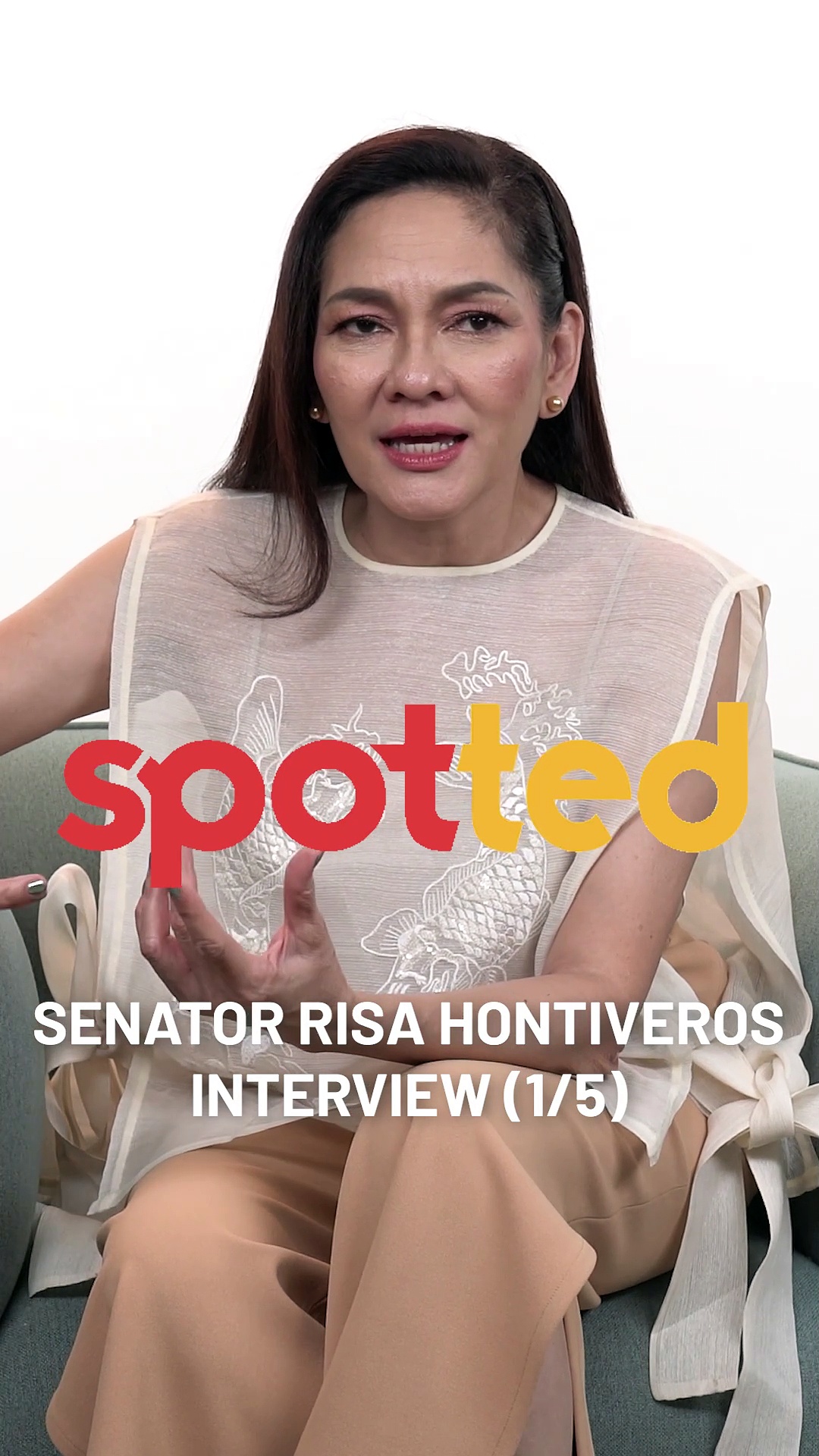 We spoke with Senator Risa Hontiveros and asked her to share a piece of ...