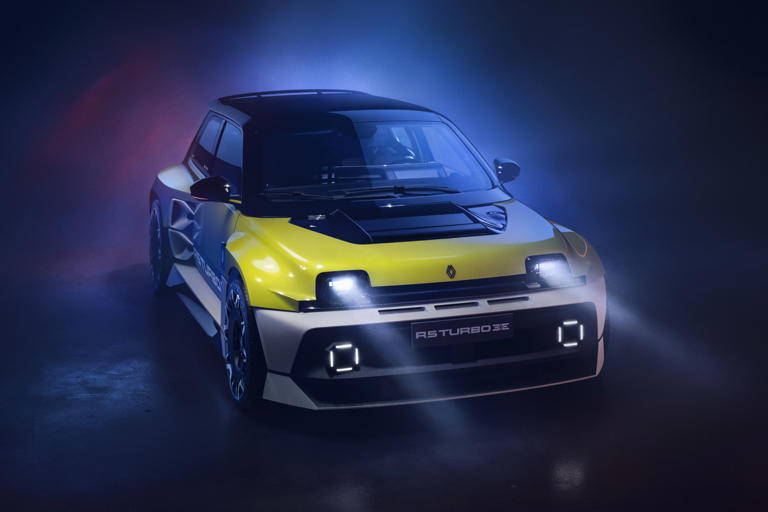 Hier is de productieversie van de spectaculaire Renault 5 Turbo 3E
