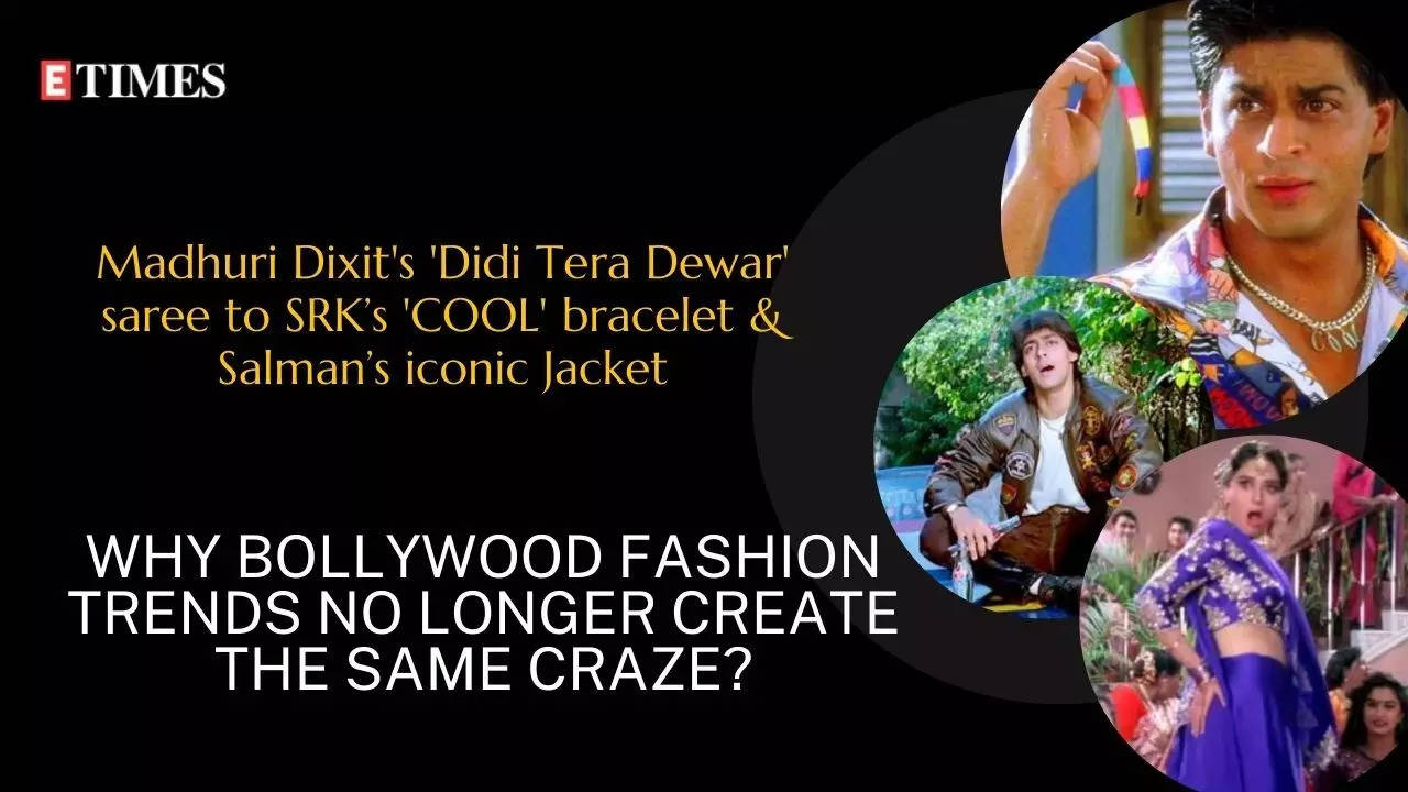Madhuri Dixit's 'Didi Tera Devar' saree to SRK’s 'COOL' bracelet and ...