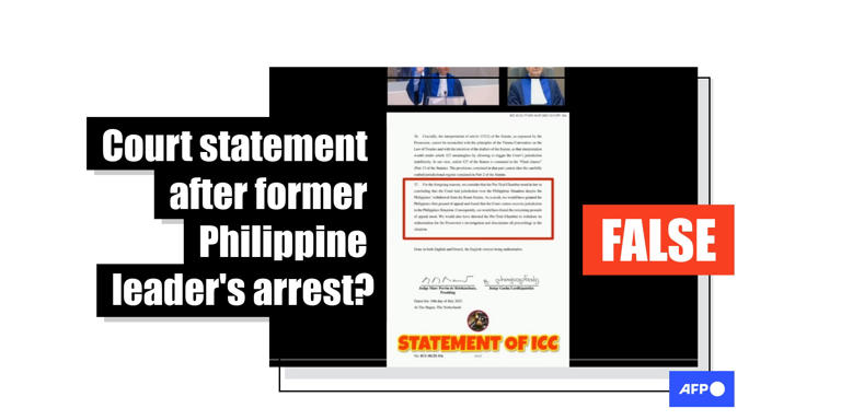 Pro-Duterte posts misrepresent 2023 ICC dissenting opinion as recent