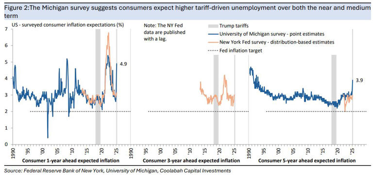 US consumers send stagflationary signals about the outlook