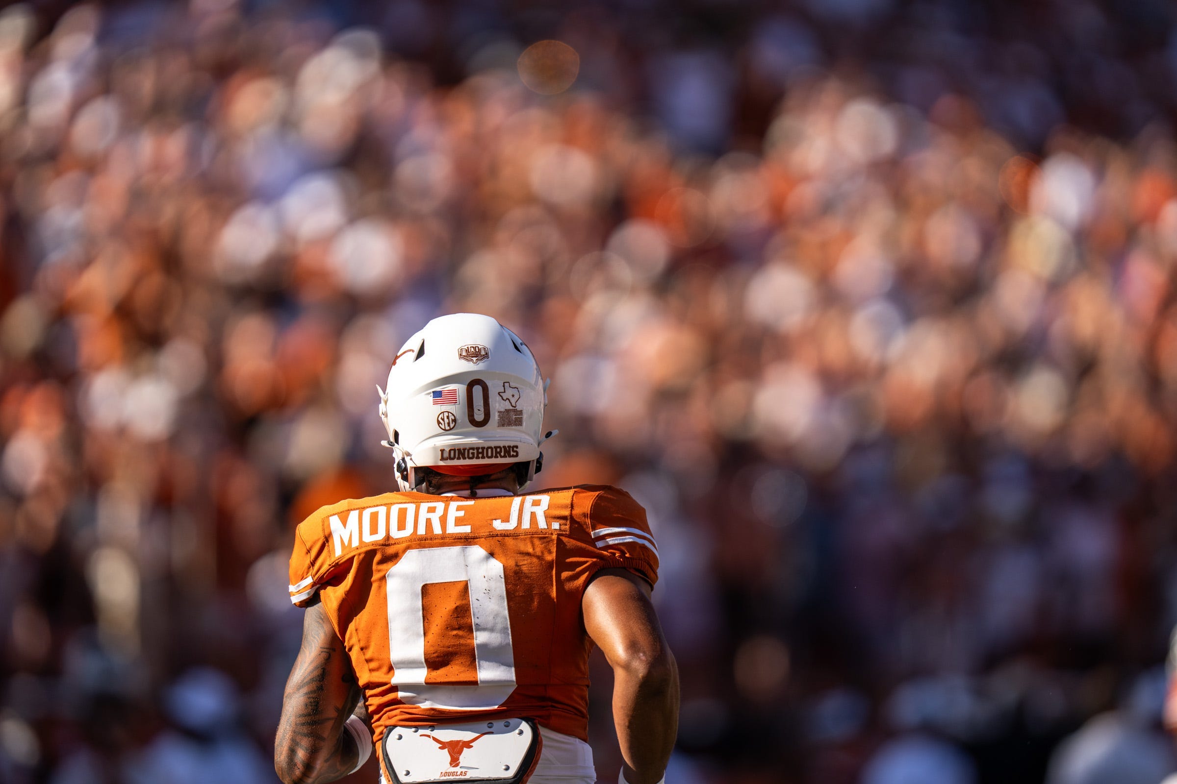 Longhorns lose WR DeAndre Moore Jr. for spring drills to injury