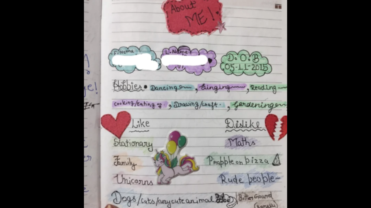 ‘Like: Animals, Dislike: Math’: 9-Year-Old’s ‘Scrapbook’ Wins Internet ...