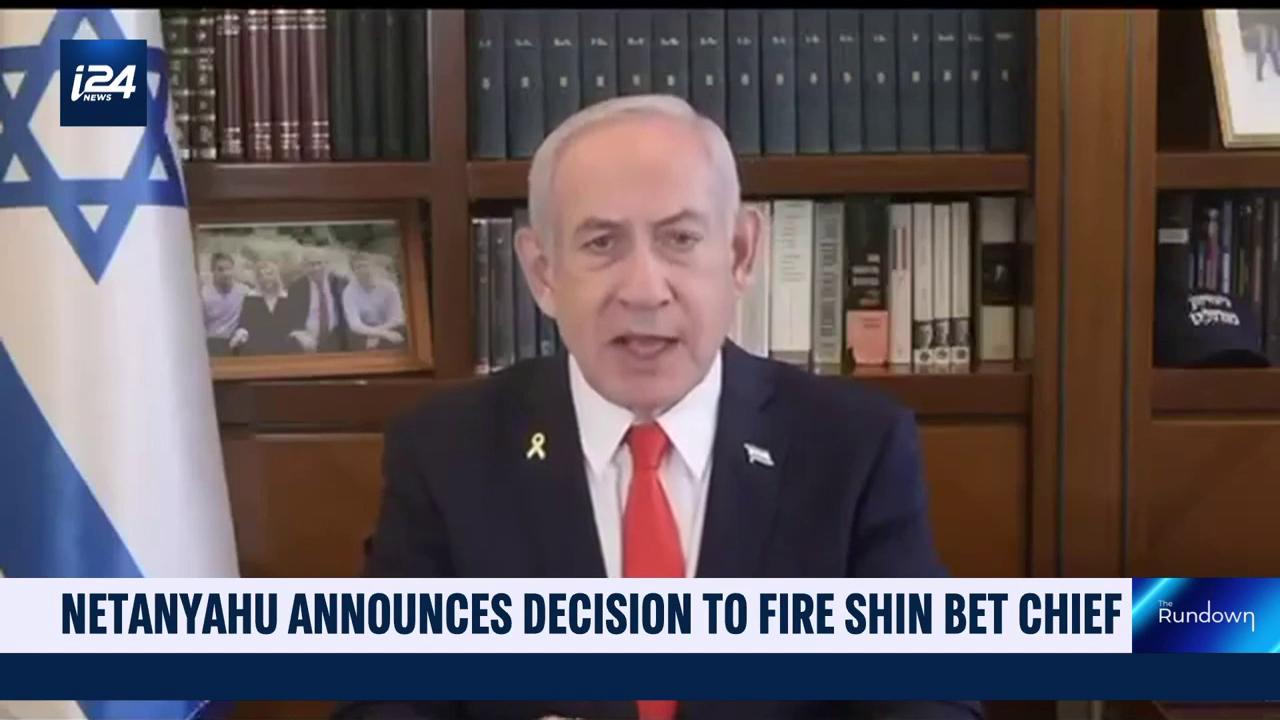 Netanyahu to fire Shin Bet chief Ronen Bar
