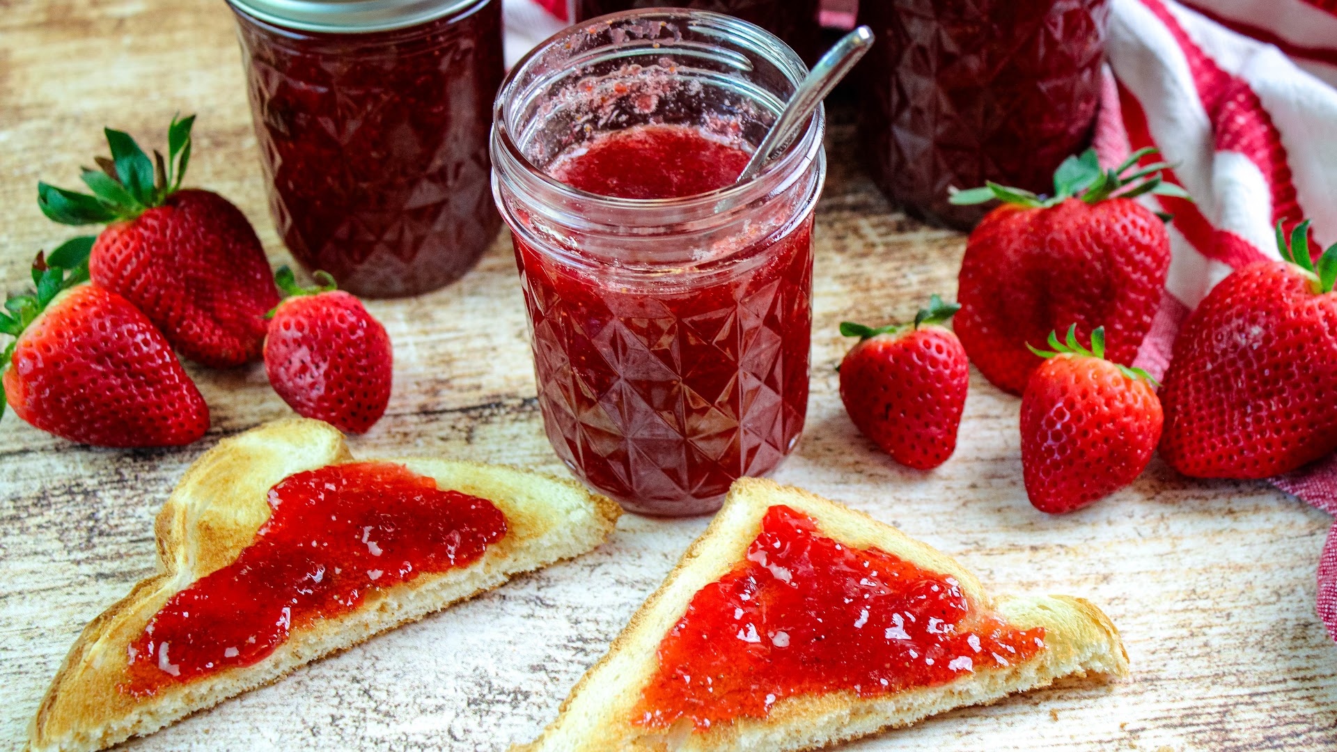 This three-ingredient jam is the perfect way to use fresh strawberries ...