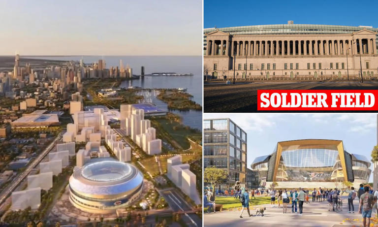 Bears weigh $3.2b South Side stadium project as city searches for a way ...