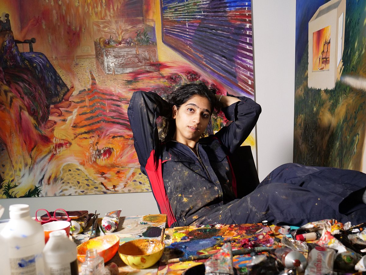 Emerging artist Shivangi Kalra explores 'what is and what is not' from memories of spaces in her ...