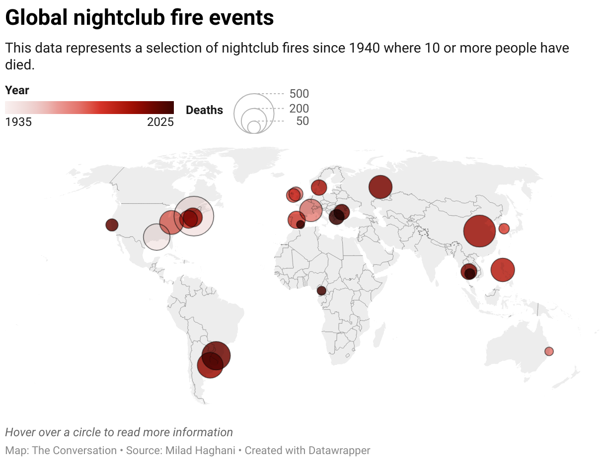 Many of history’s deadliest building fires have been in nightclubs ...