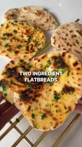 Super Easy 2 Ingredient Flatbread Recipe