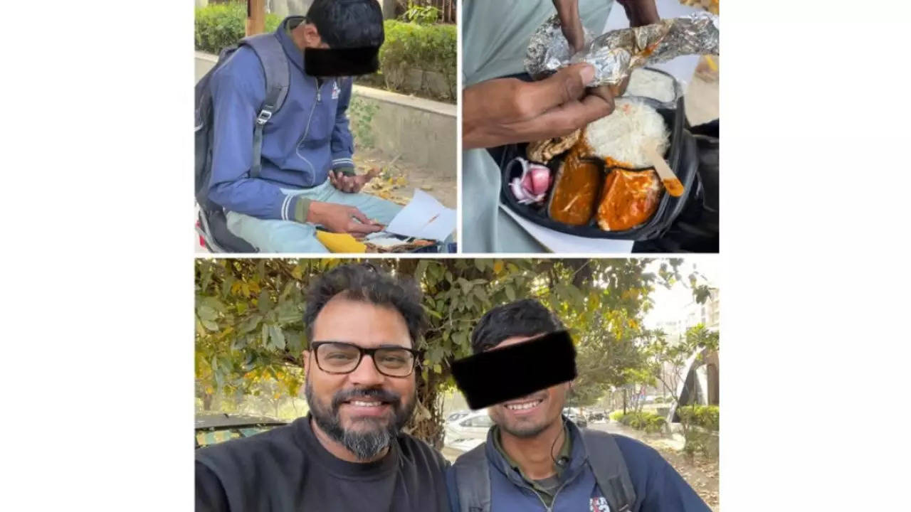 "Thank you Deepinder Goyal": Man catches Zomato delivery agent eating ...