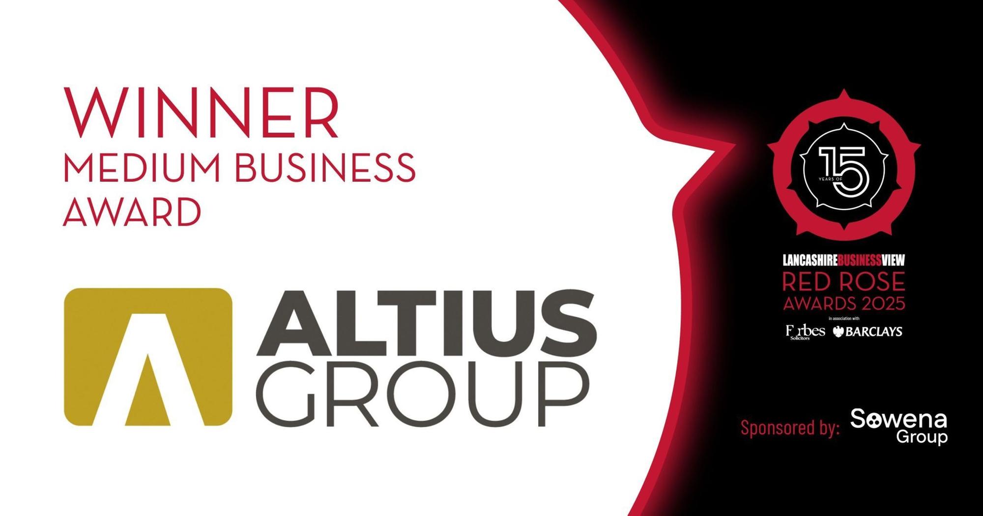 Altius Group triumphs at 2025 Red Rose Awards