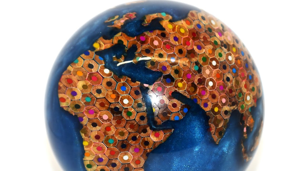 What it takes to create a flawless wooden globe