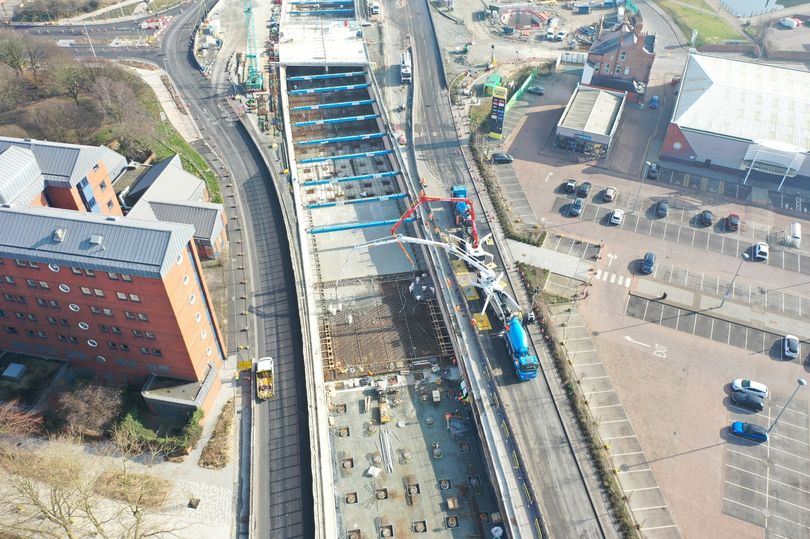 Watch as 'significant milestone' hit in A63 Castle Street scheme