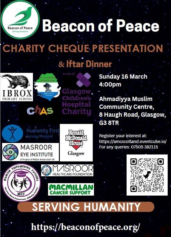 Muslim's donate about £17k to Scottish charities