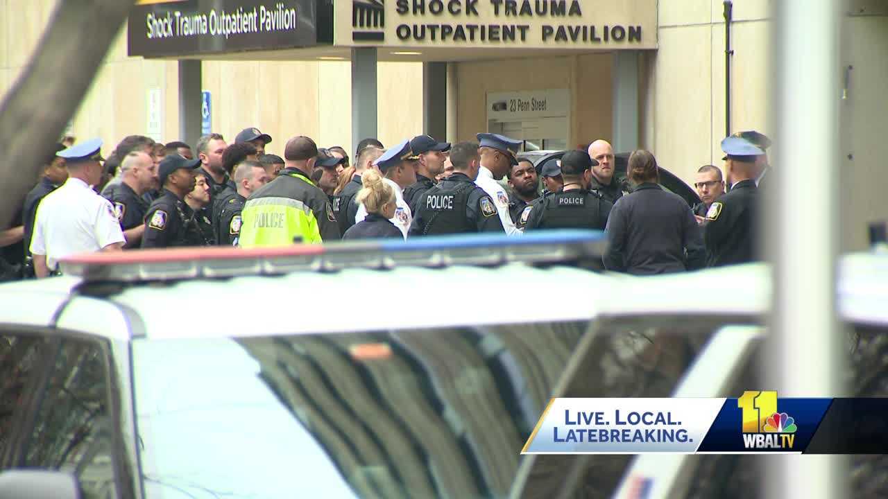 Police officer shot last week released from Shock Trauma