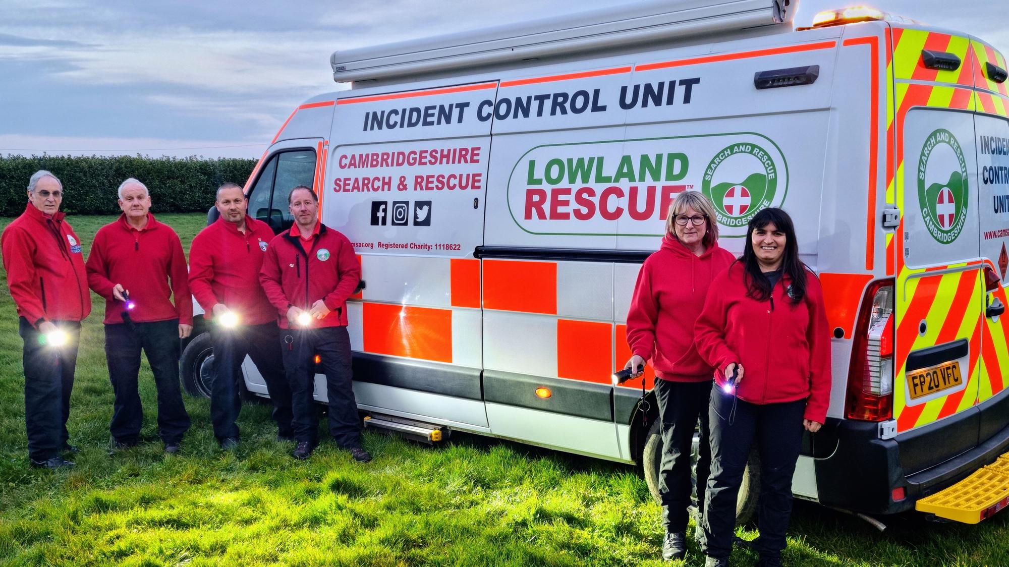 Cambridgeshire Search and Rescue receives funding from Cala Homes
