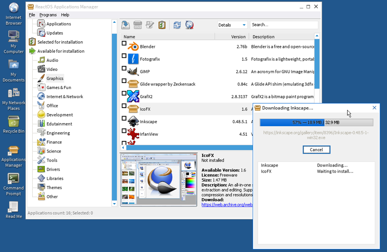 ReactOS : le Windows open source avance lentement mais sûrement, voici les dernières nouvelles