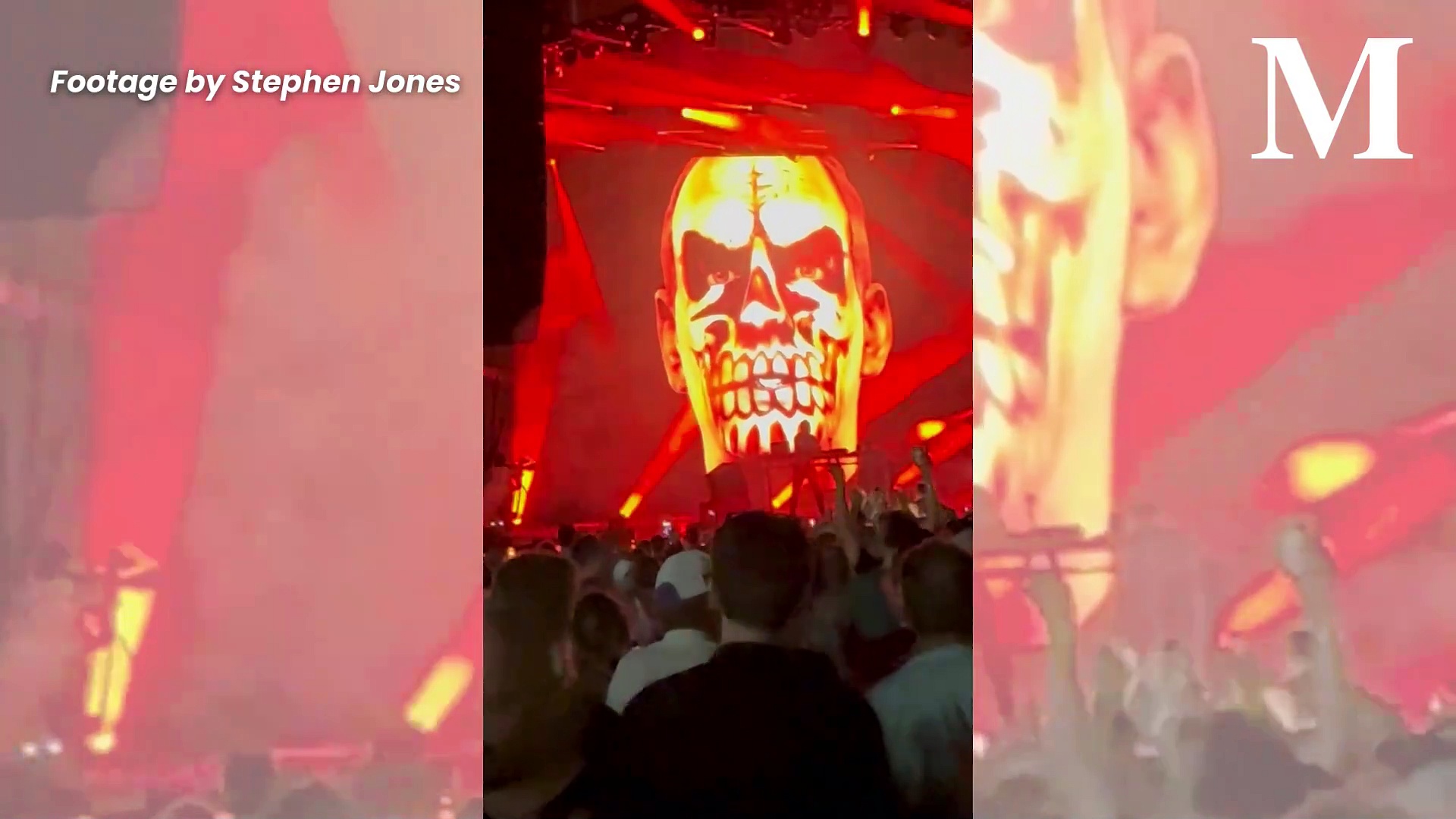 Fatboy Slim has crowds jumping at a Day on the Green