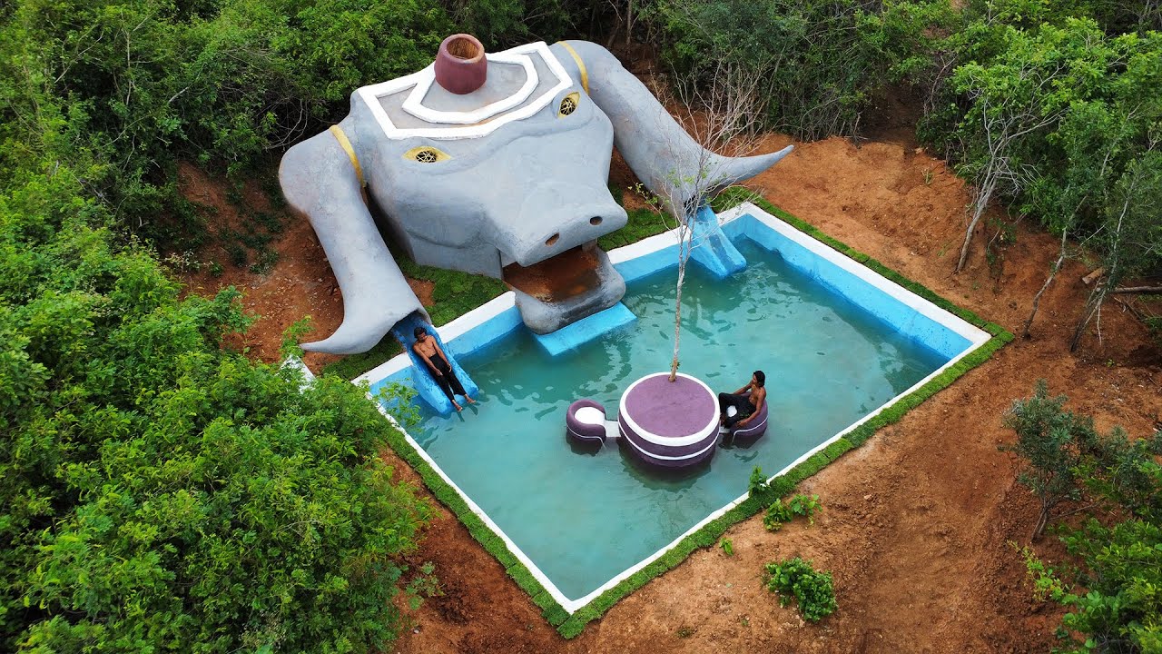 This $0 Mud House and Underground Pool Made From Nature Puts 5-Star ...