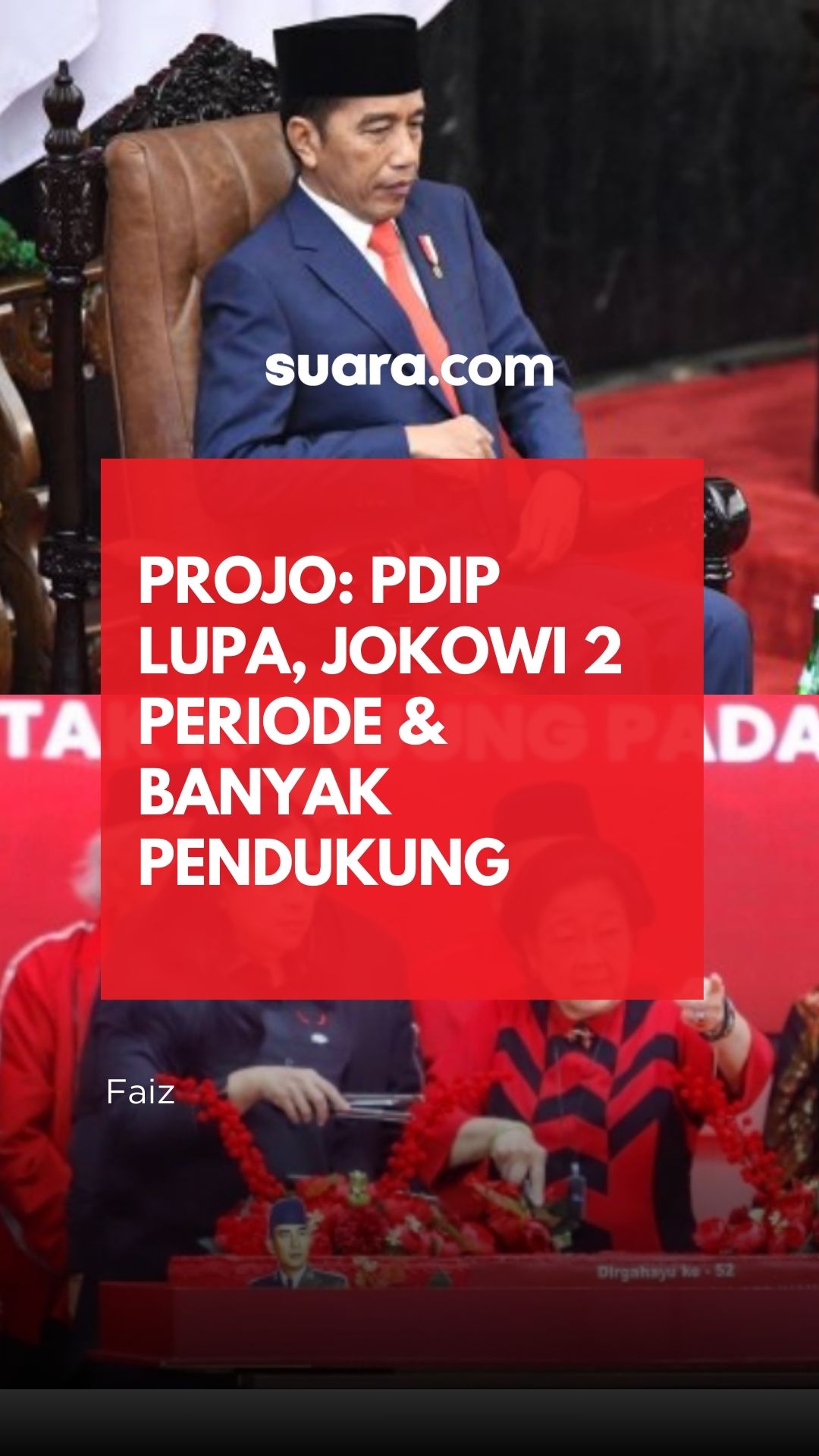 Beri Kode Akan 'Hancurkan' jika Diganggu, ProJo: PDIP Lupa Jokowi Presiden 2 Periode yang Banyak ...