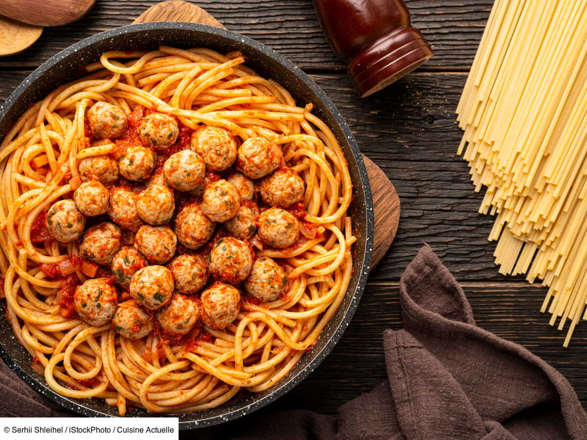 Spaghettis aux boulettes de viande : la recette authentique d'une ...