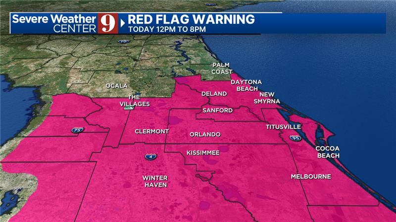 ‘Red Flag’ fire warning issued after weekend storms move through ...