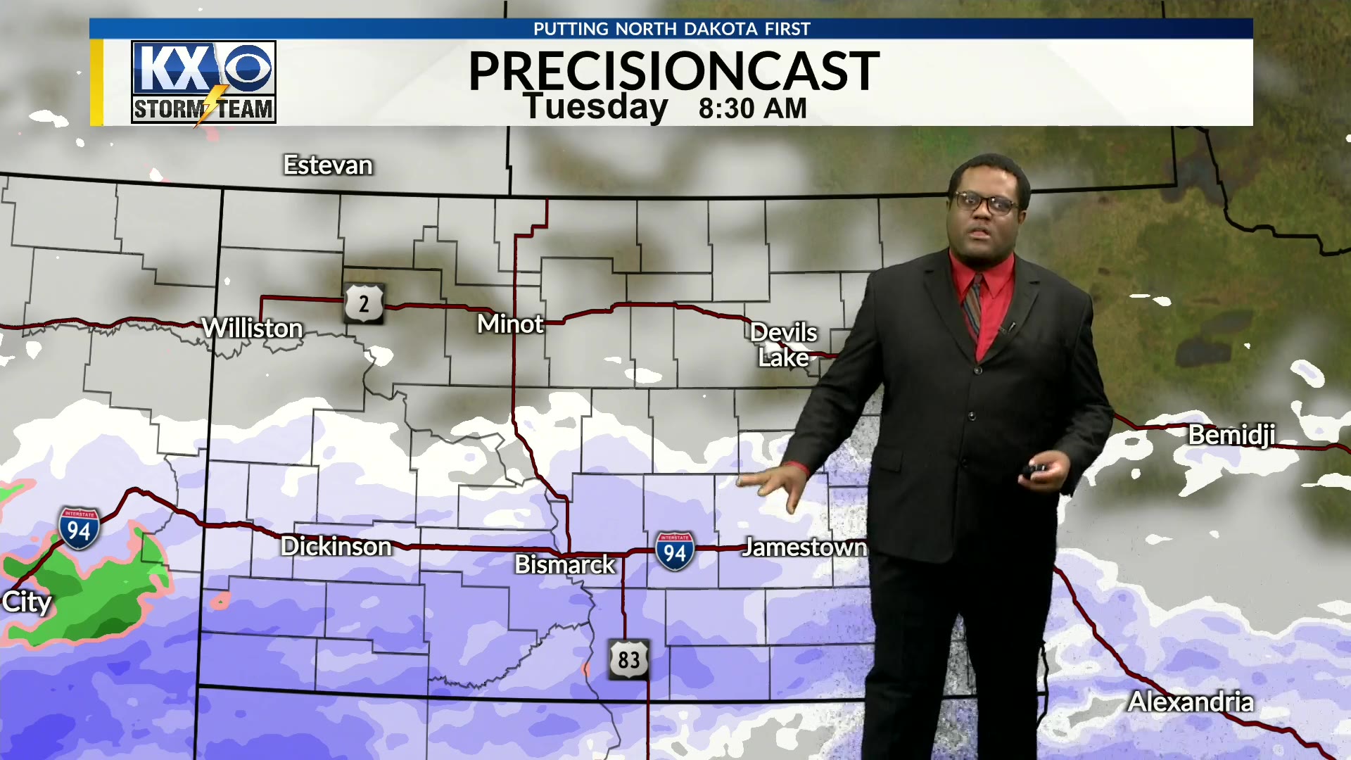 Meteorologist Andre Brooks Morning Forecast 3-17
