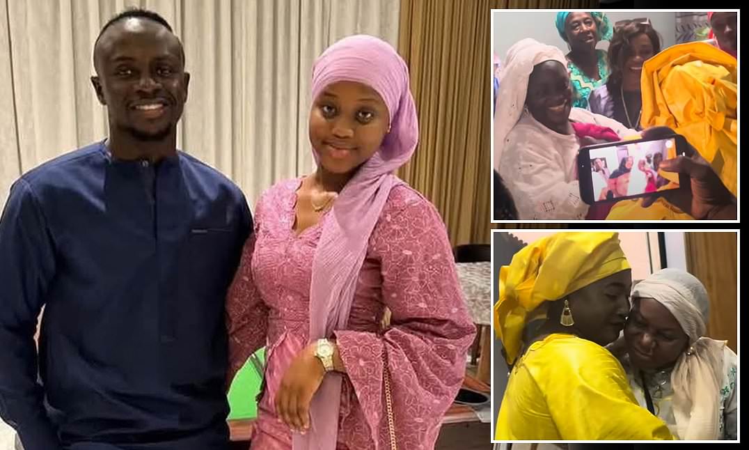 Ex-Liverpool star Sadio Mane, 32, and his teenage wife celebrate new ...