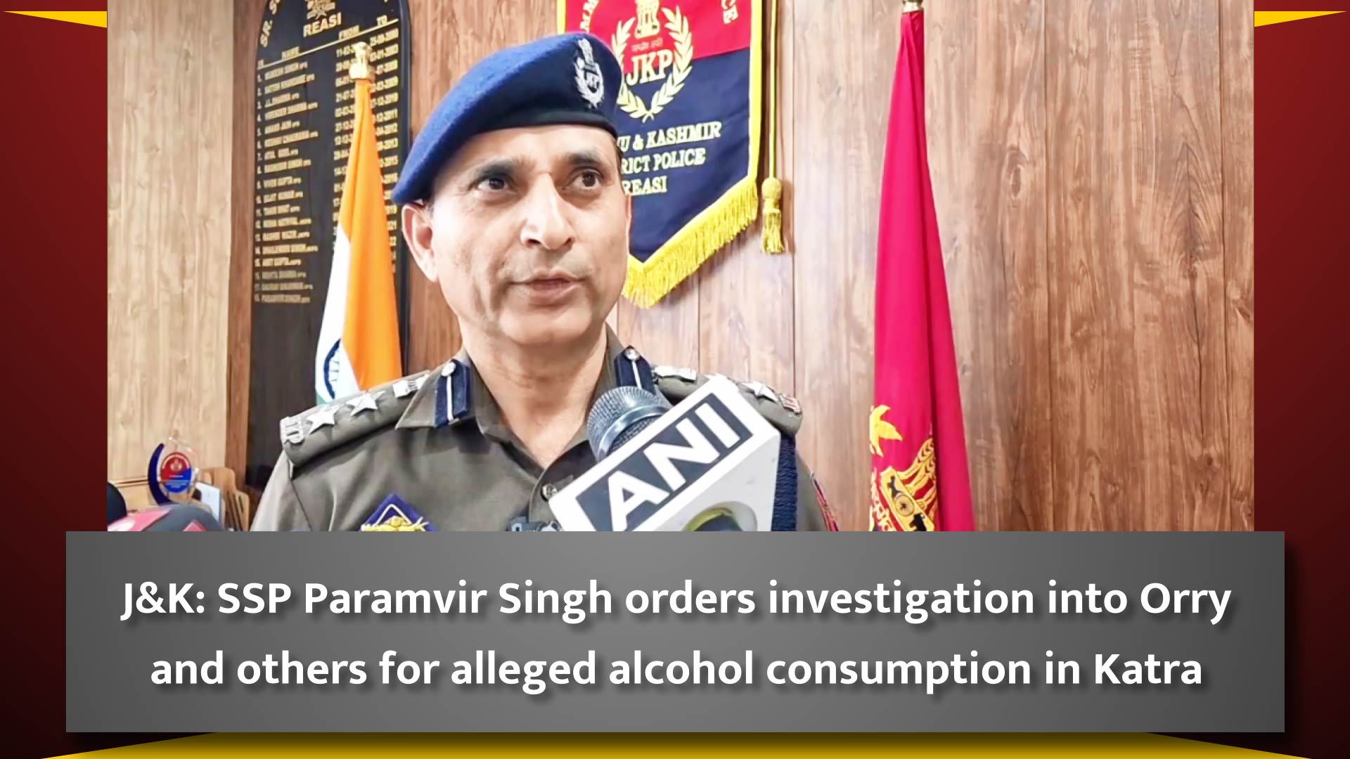 J&K: SSP Paramvir Singh orders investigation into Orry and others for ...