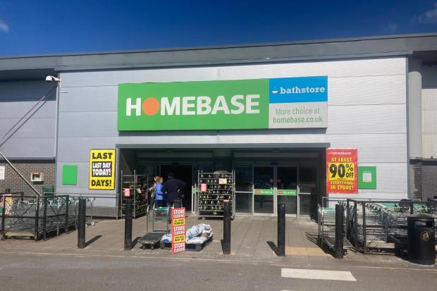 All stock at 90 per cent discount as Winchester Homebase prepares to close