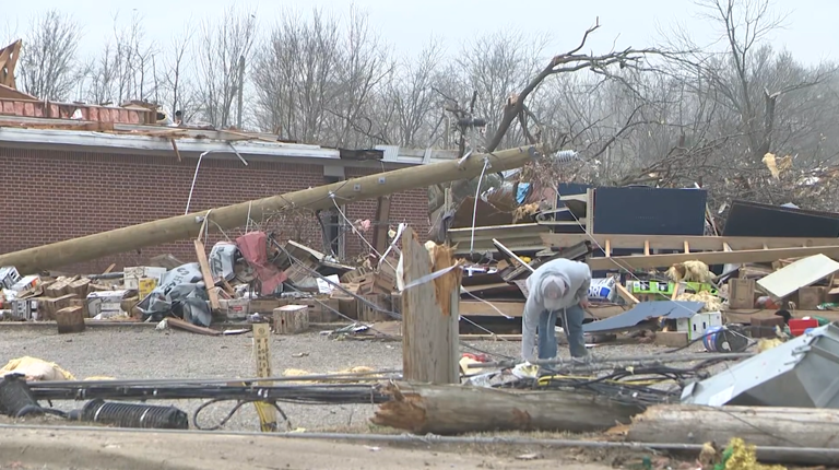 MAP: Arkansas hit by six tornadoes Friday, including two EF-4s