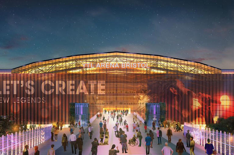 Delayed YTL Bristol Arena to open in 2028