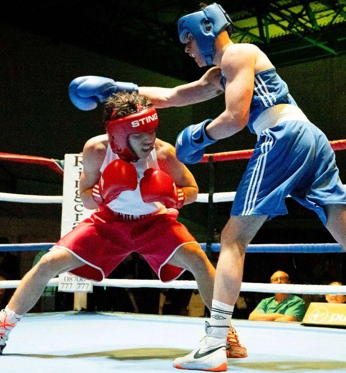 Crawley boxing star Minter just falls short in Southern Counties debut