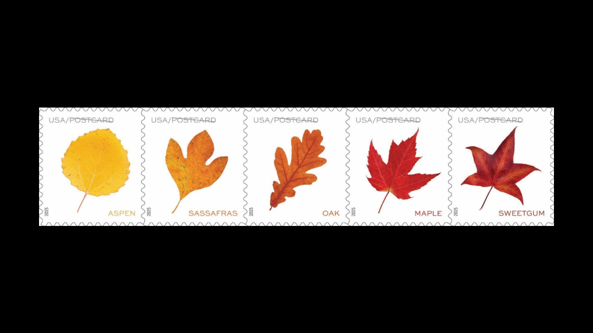 USPS Debuts Vibrant Leaves Fall Stamps