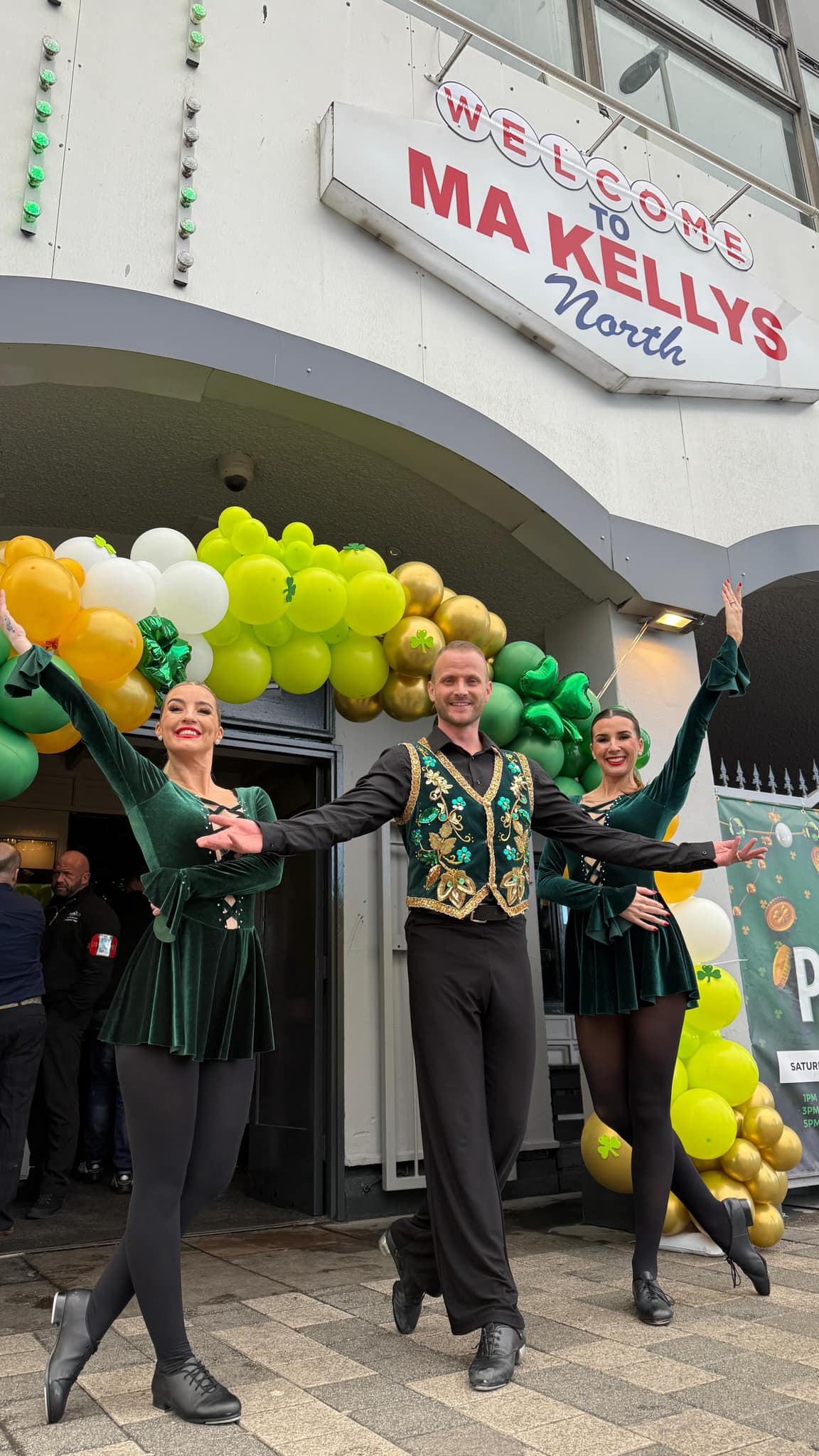 St Patrick's Day shenanigans at Ma Kellys Station as dancers perform ...