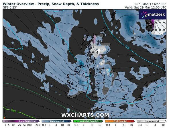 UK snow forecast as maps show 3 cities and 5 counties blitzed by blizzards