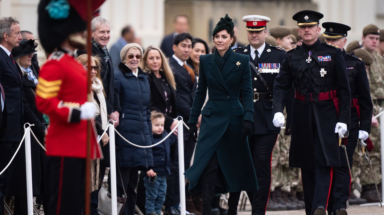 Kate marks 125th anniversary of Irish Guards on St Patrick’s Day visit