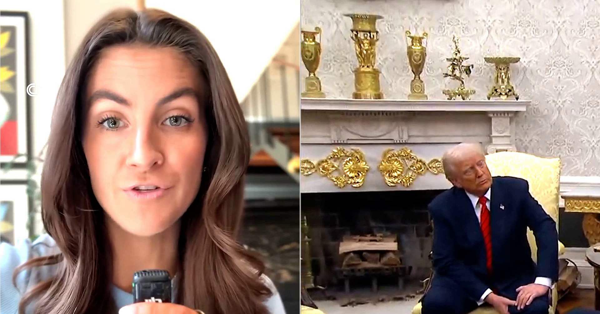 CNN’s Kaitlan Collins Says Trump Shipped Golden WH Decor From Mar-a ...