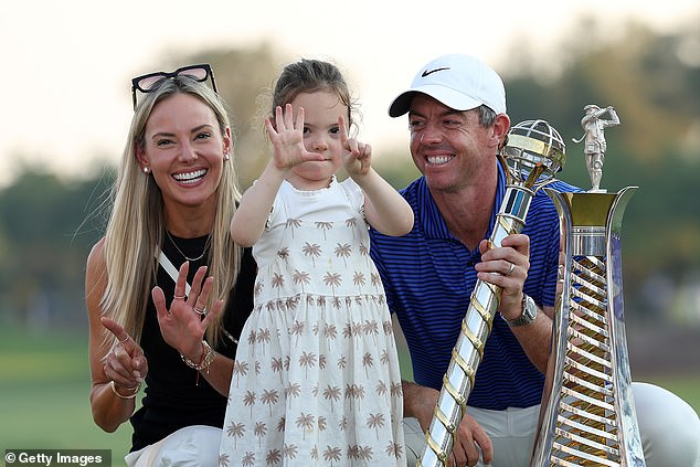 Rory McIlroy's wife is nowhere to be seen as golf star celebrates $4.5m ...