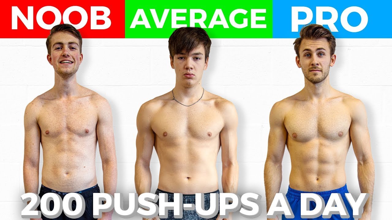 200 Push-Ups a Day for 30 Days: One Challenge, Three Transformations