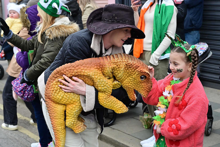 In Pictures: Crowds take to the streets in Downpatrick to celebrate St ...