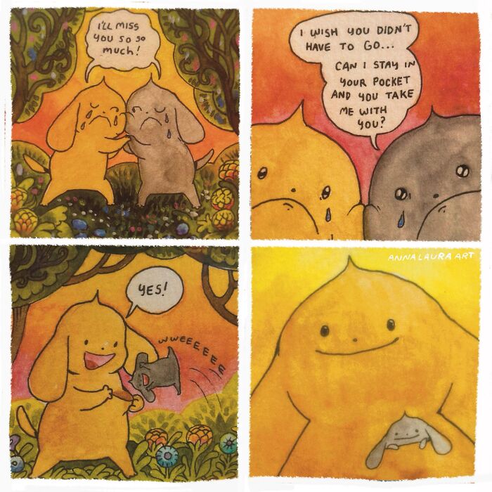 19 Watercolor Comics By Anna-Laura Sullivan That Might Brighten Your Day