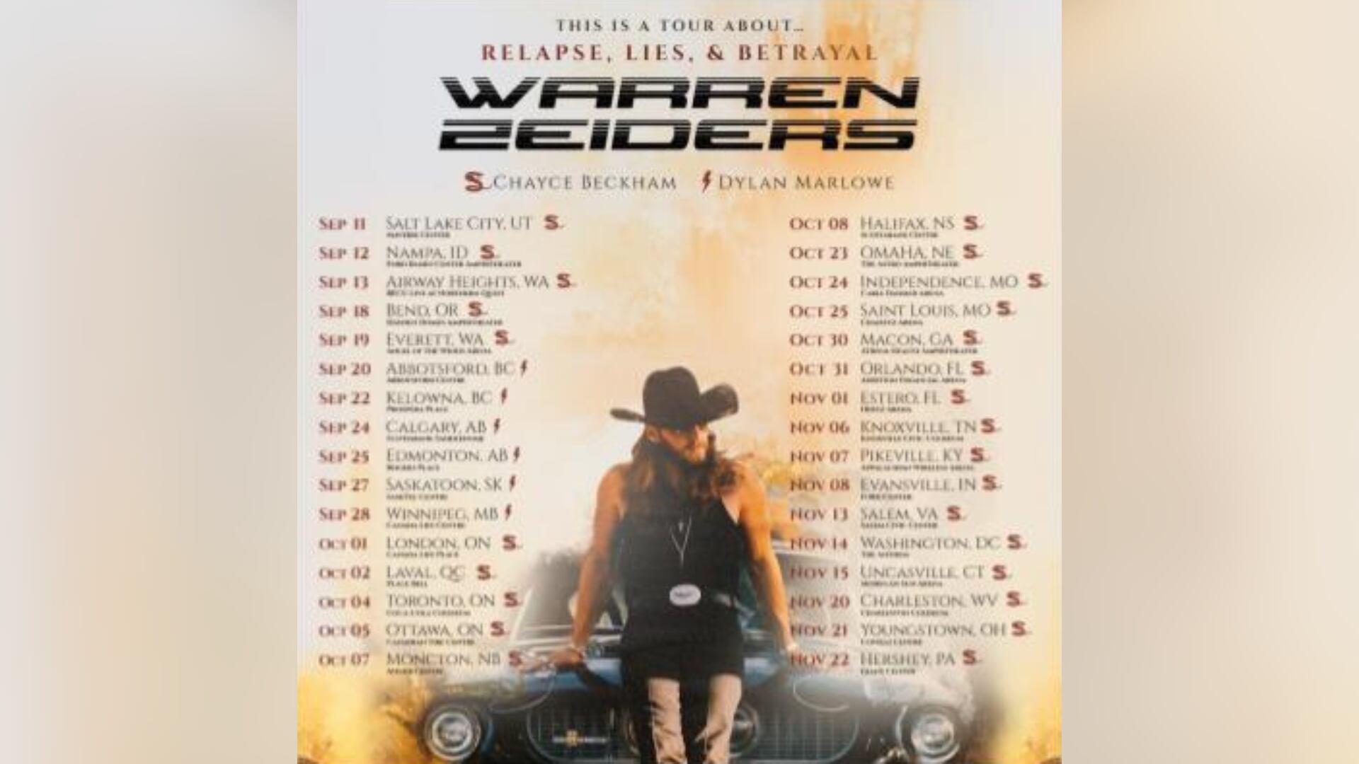 Warren Zeiders coming to Evansville