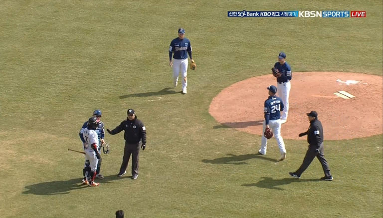 시범경기부터 벤치클리어링이라니…"준비 안 됐기에 부상 나올 수 있어 감정 올라와", "타자 준비됐다고 착각" [잠실 현장]